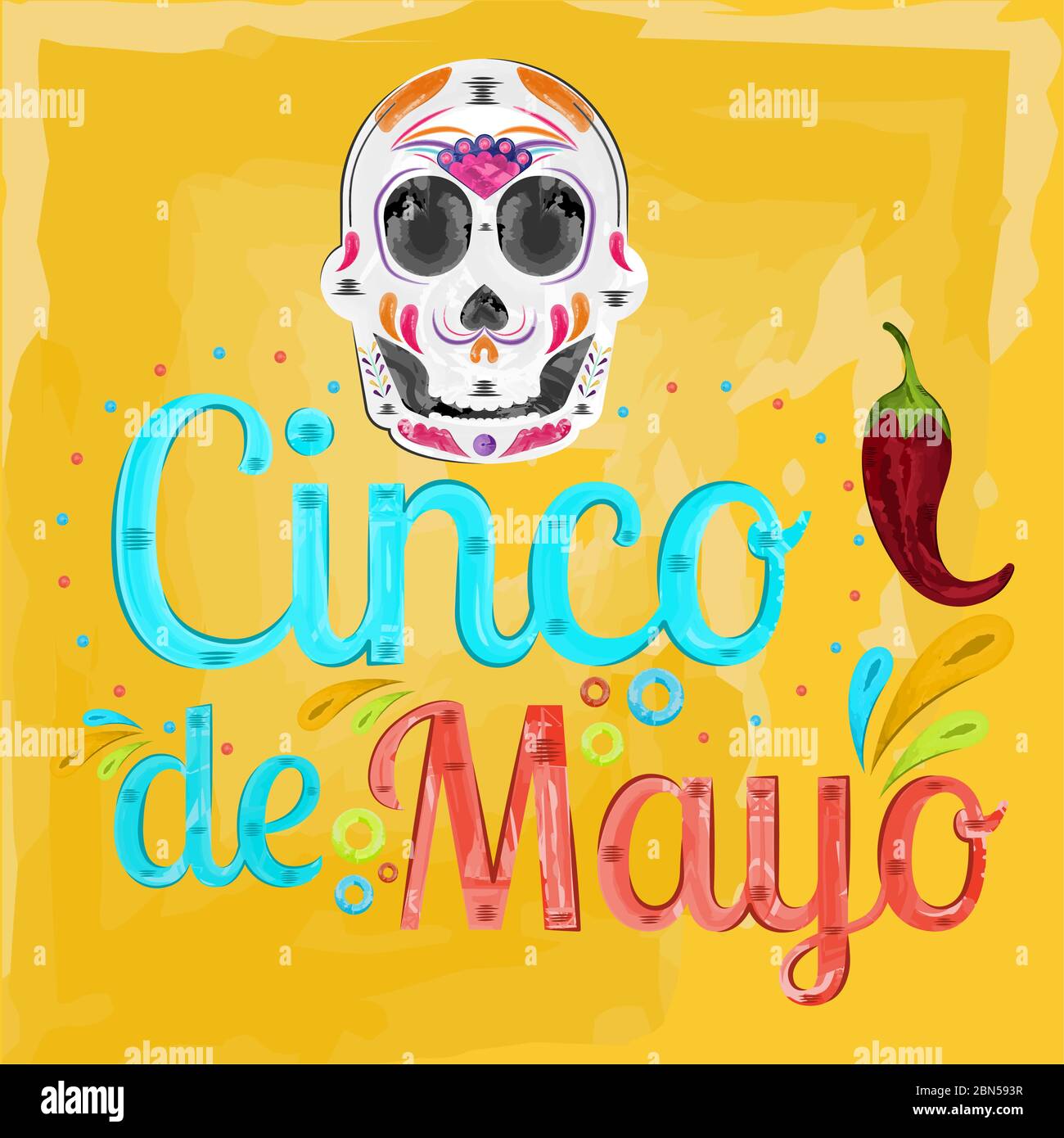 Cinco de mayo poster Stock Vector Image & Art - Alamy