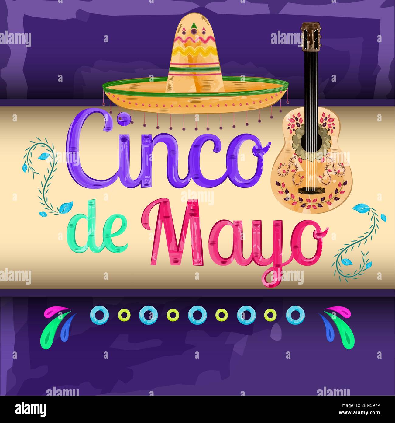 Cinco de mayo poster Stock Vector Image & Art - Alamy