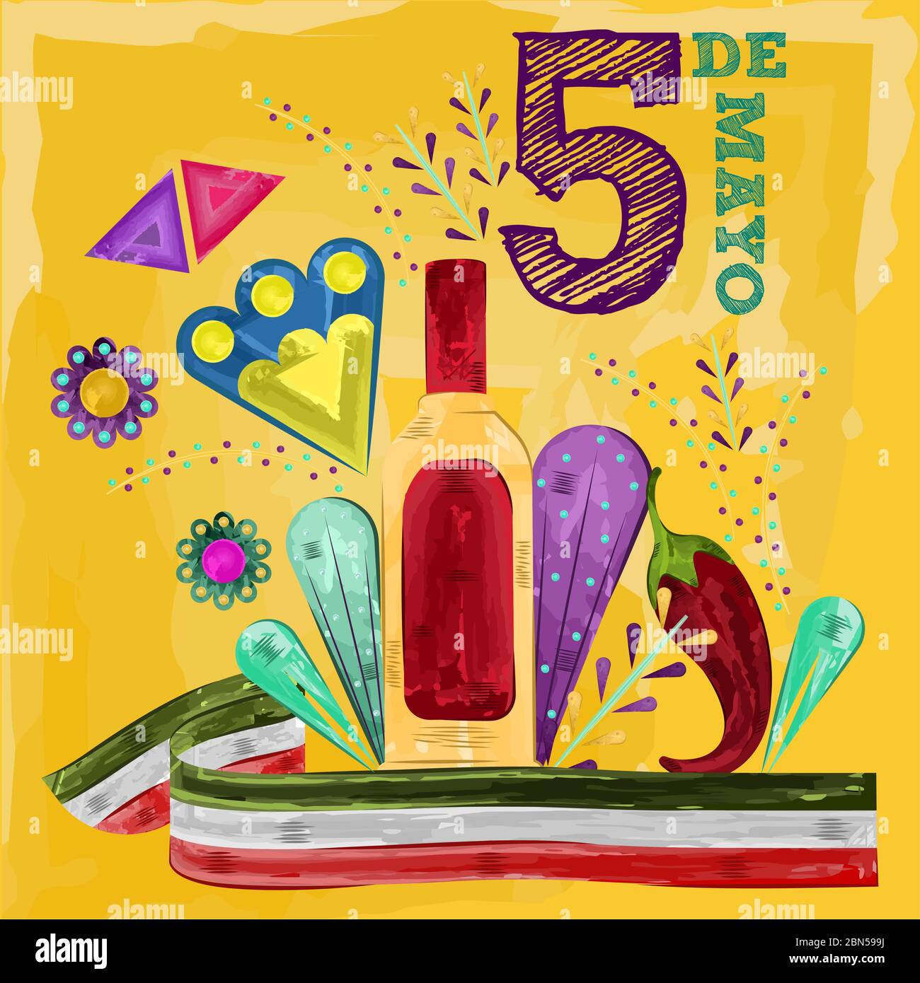 Cinco de mayo poster Stock Vector Image & Art - Alamy