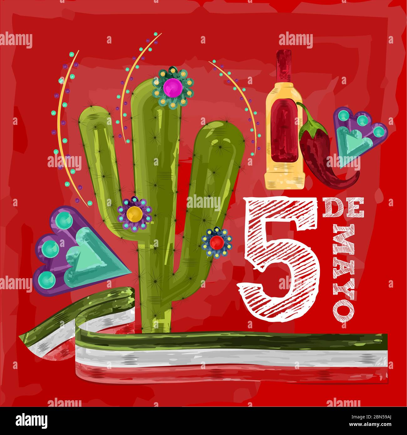 Cinco de mayo poster Stock Vector Image & Art - Alamy
