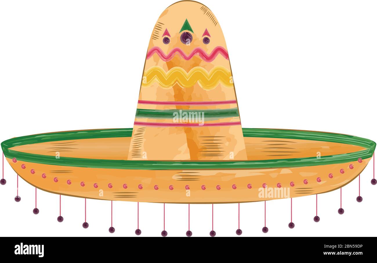 Traditional mexican hat Stock Vector Image & Art - Alamy