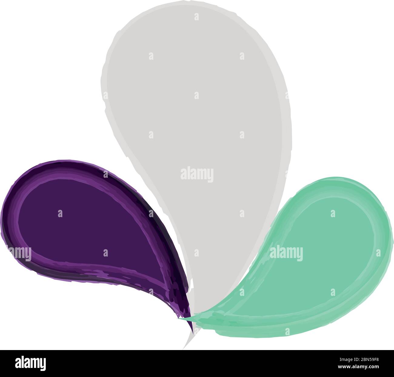 Isolated watercolor paint drops Stock Vector Images - Alamy