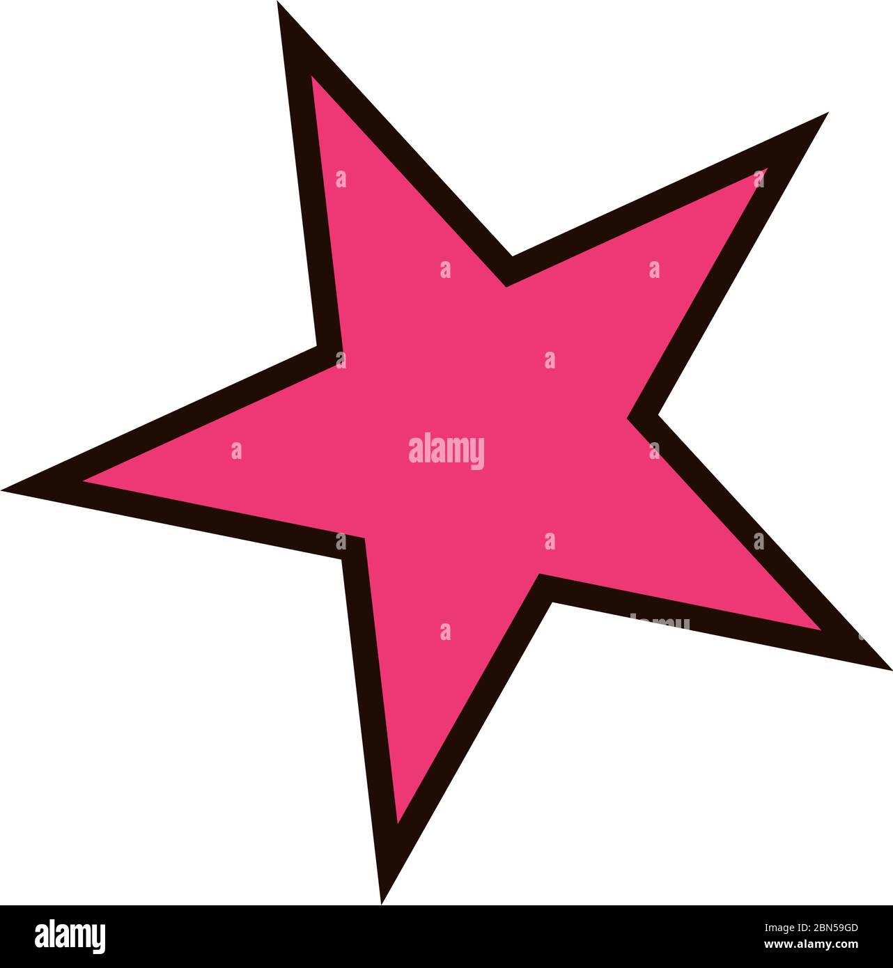 Isolated fuchsia star icon Stock Vector Image & Art - Alamy