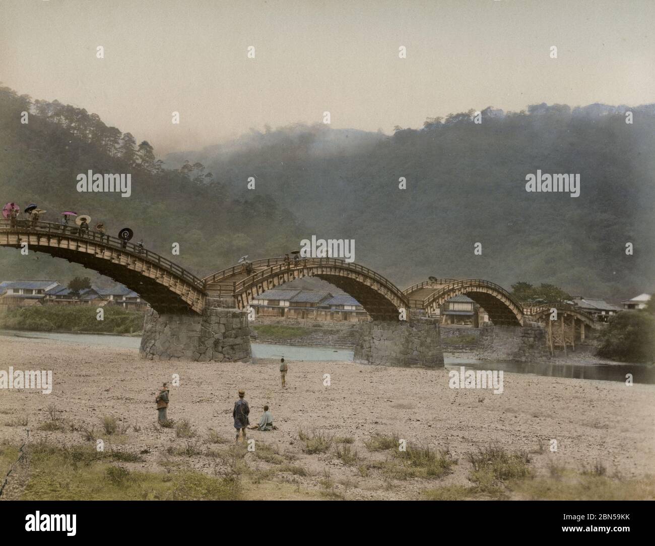 Kintai bridge, Iwakuni, Japan Stock Photo - Alamy