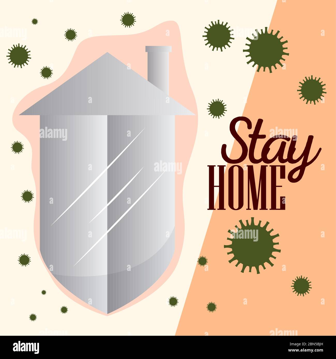 Stay at home template Stock Vector Image & Art - Alamy