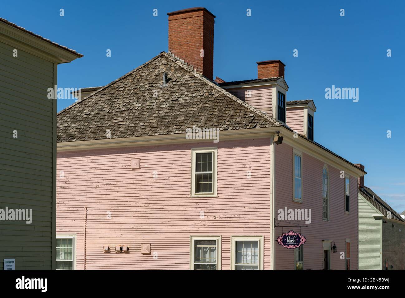 Colonial-era architecture in Portsmouth, New Hampshire Stock Photo - Alamy