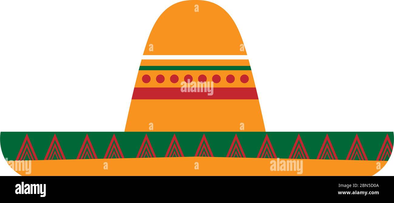 Isolated traditional mexican hat Stock Vector Image & Art - Alamy