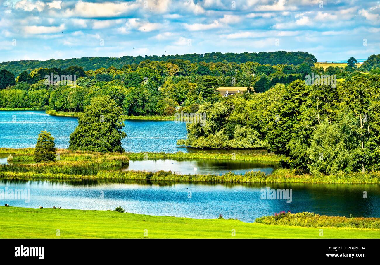 Lake at Castle Howard near York, England Stock Photo - Alamy