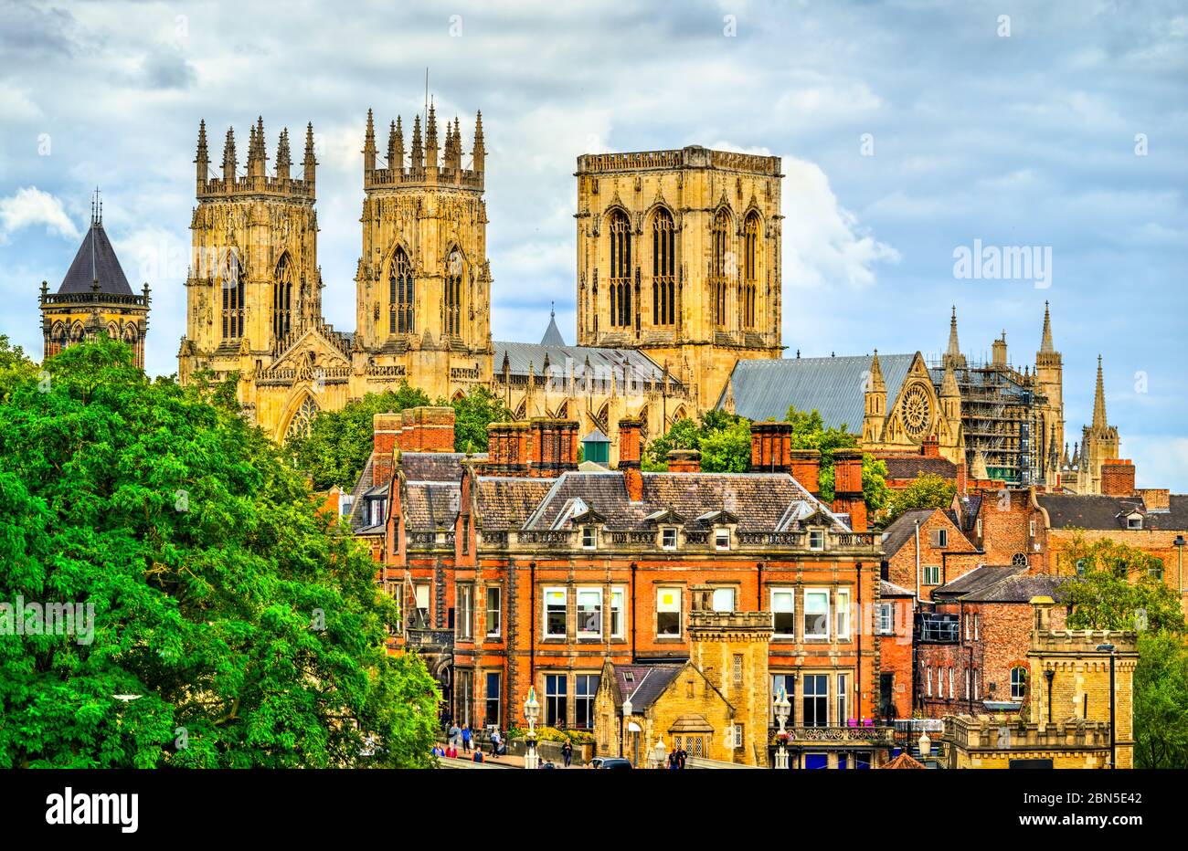 Aerial view york minster hi-res stock photography and images - Alamy