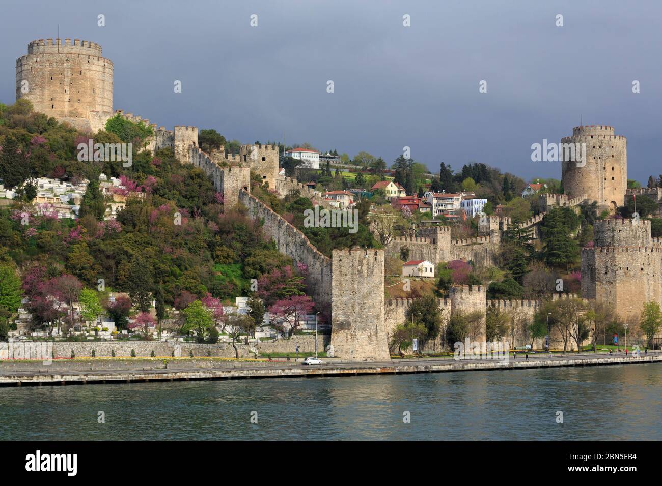 Rumeli Castle, Bosphorus Strait, Istanbul, Turkey, Europe Stock Photo ...