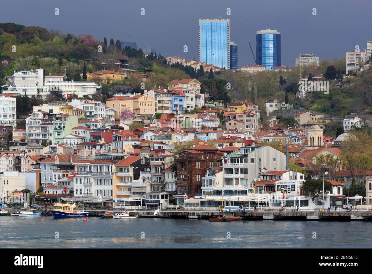 Sariyer District, Bosphorus Strait, Istanbul, Turkey, Europe Stock ...