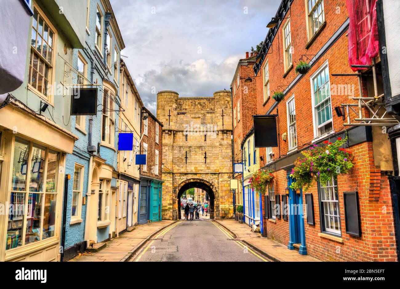 Bootham Bar, a gateway in York, England Stock Photo - Alamy