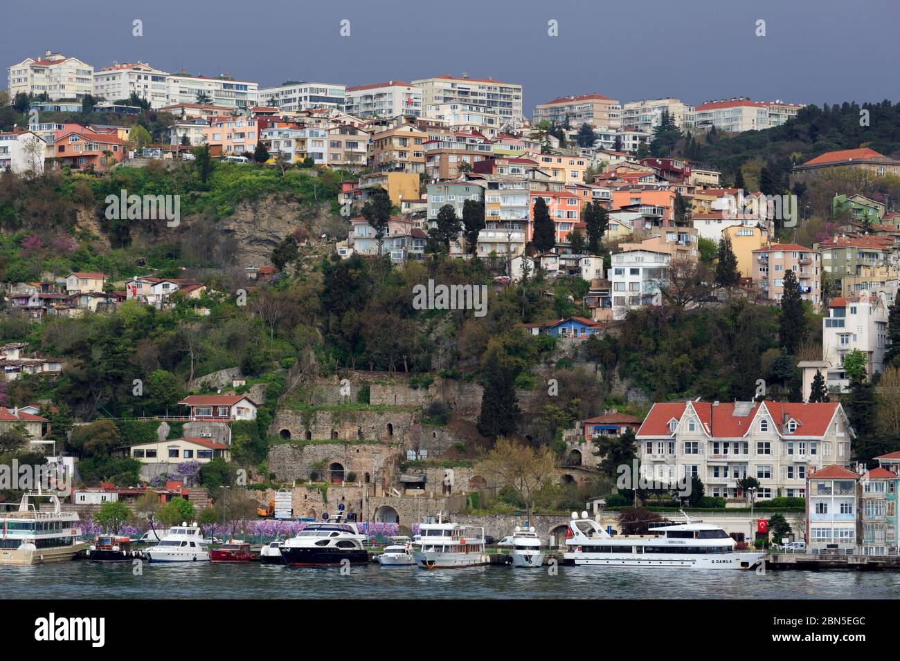 Sariyer District, Bosphorus Strait, Istanbul, Turkey, Europe Stock ...