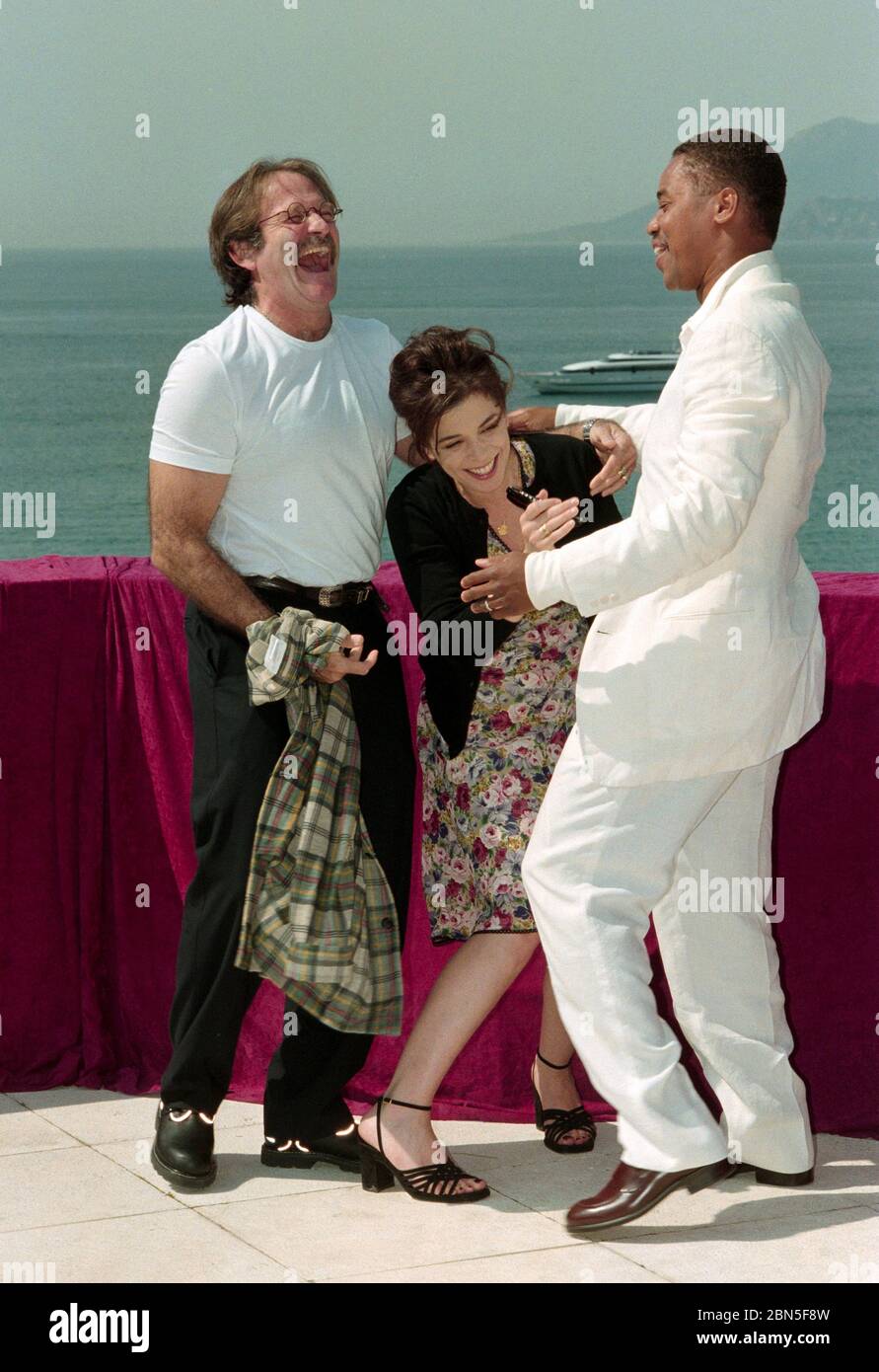CANNES, FRANCE. May 1997: Actors Cuba Gooding Jr., Annabella Sciorra ...