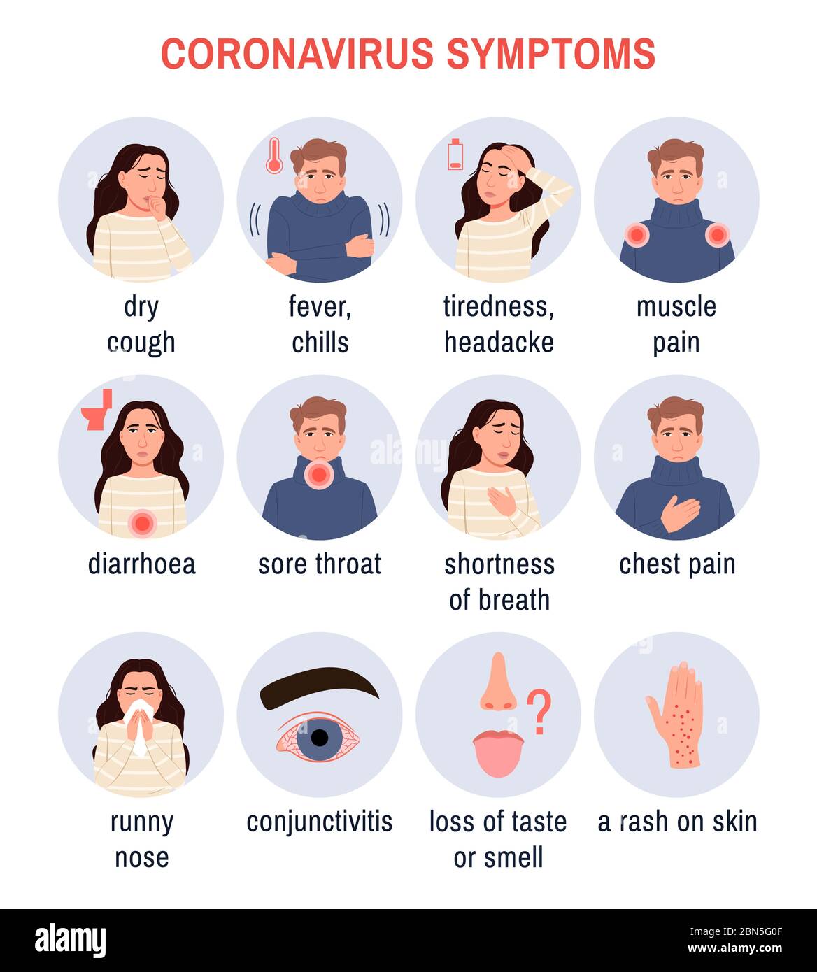 Safety icons on color Cut Out Stock Images & Pictures - Alamy