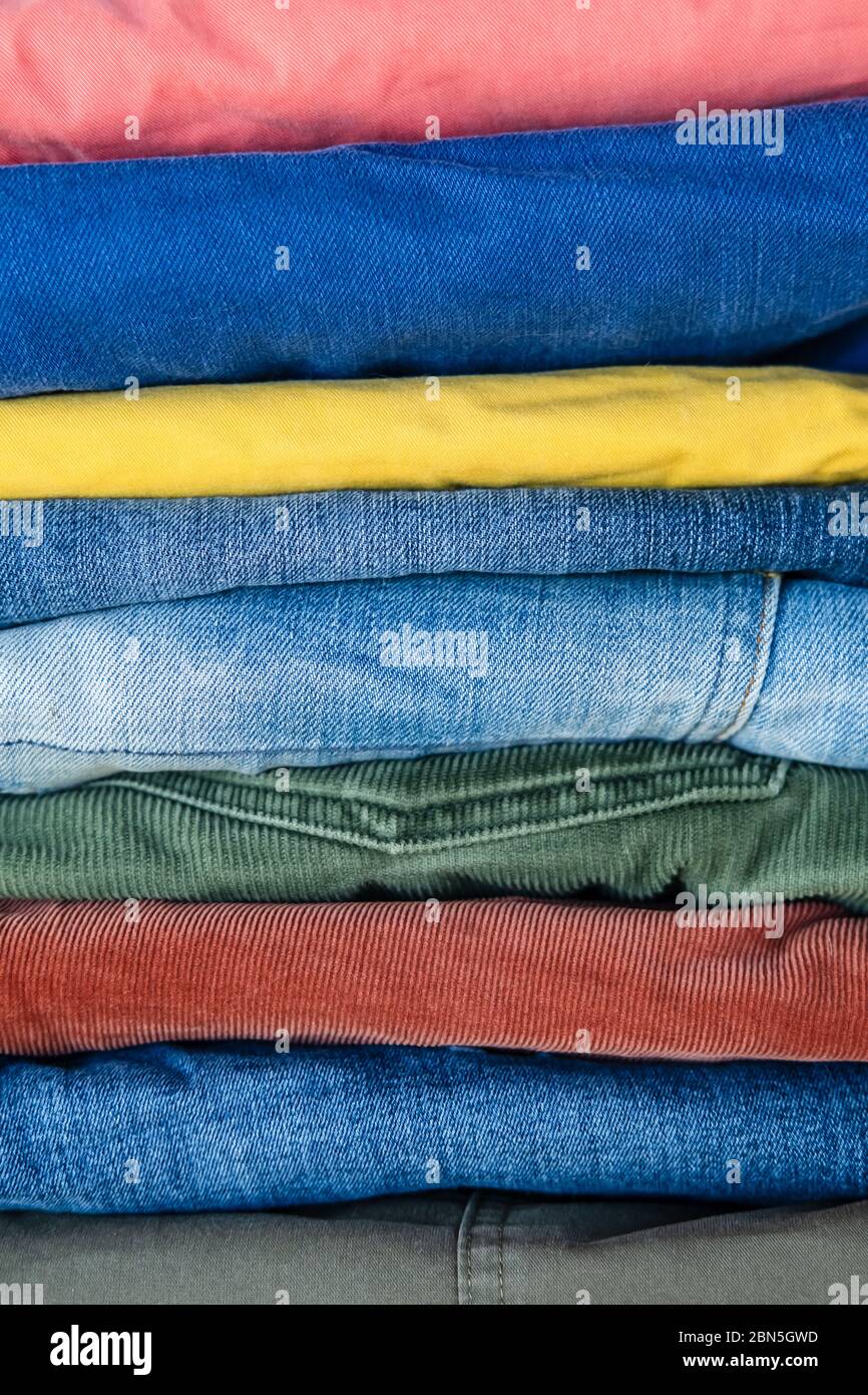 Bright jeans hi-res stock photography and images - Alamy