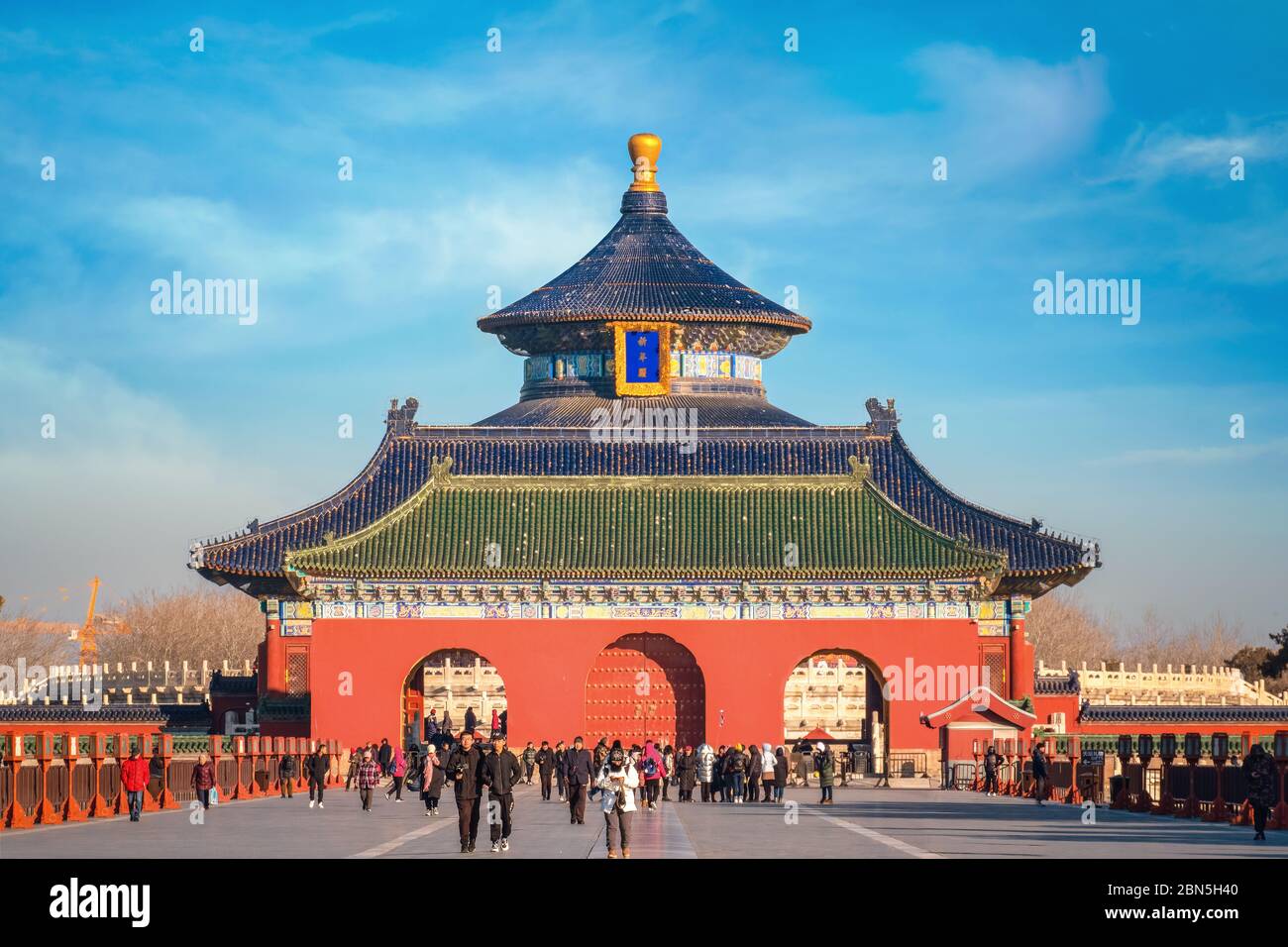 Beijing, China - Jan 10 2020: The Temple of Heaven is an imperial ...