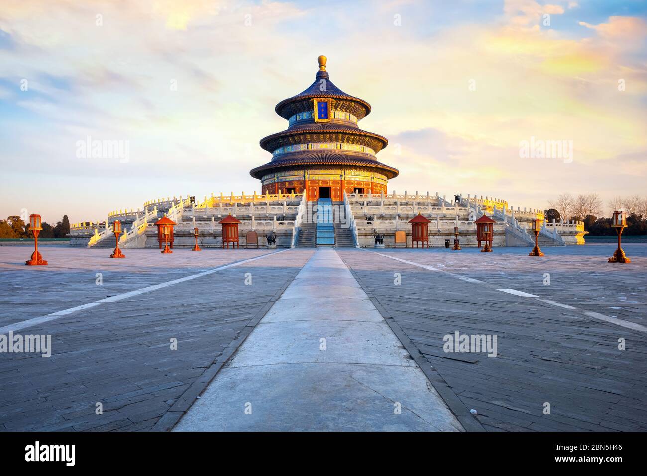 Beijing, China - Jan 10 2020: The Temple of Heaven is an imperial ...