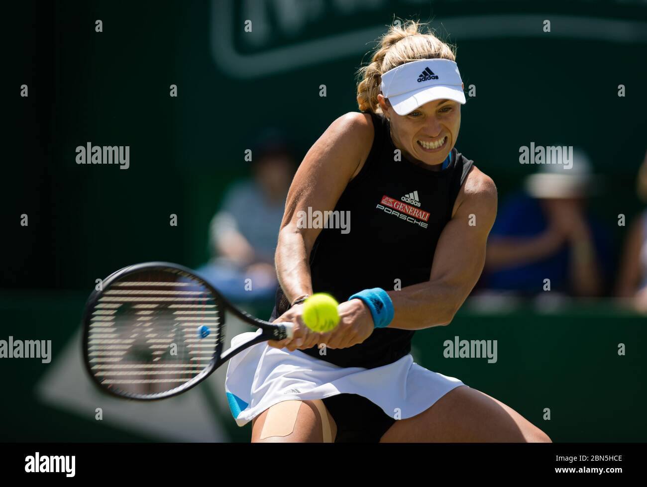 Angelique Kerber of Germany in action during her quarter-final match at ...