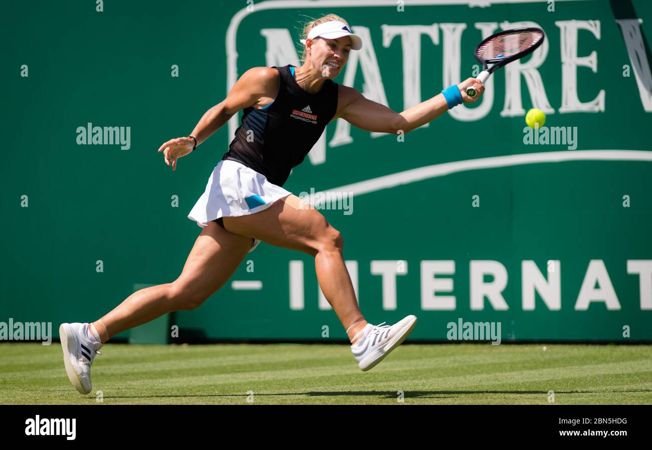 Angelique Kerber of Germany in action during her quarter-final match at ...