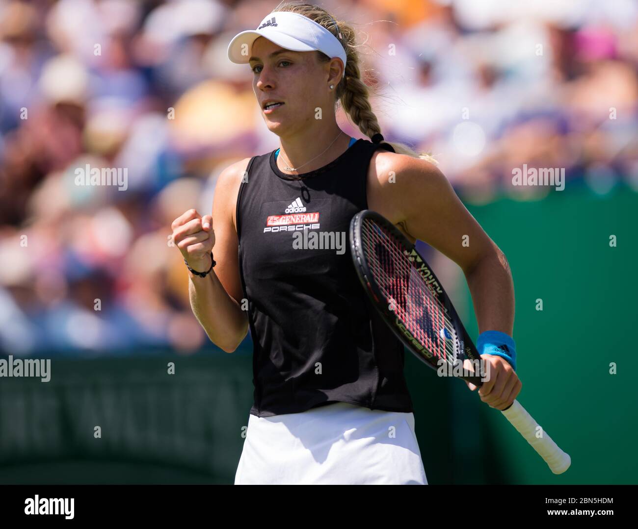 Angelique Kerber of Germany in action during her quarter-final match at ...