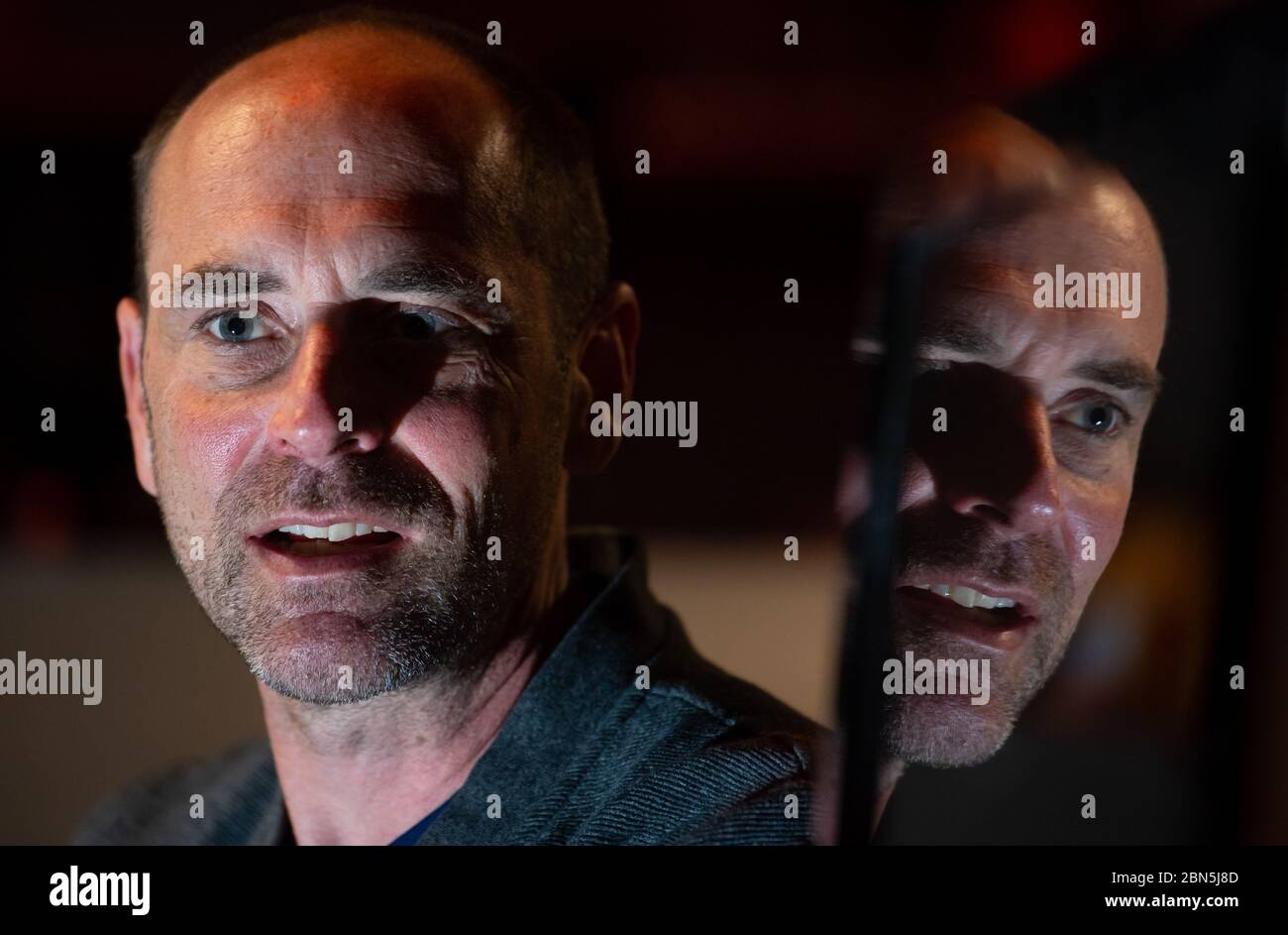Munich, Germany. 07th May, 2020. David Süß, operator of the club "Harry ...