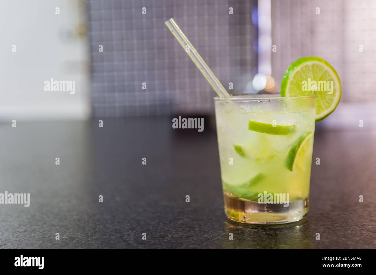 Caipirinha, traditional Brazilian alcoholic drink, typical drink made ...