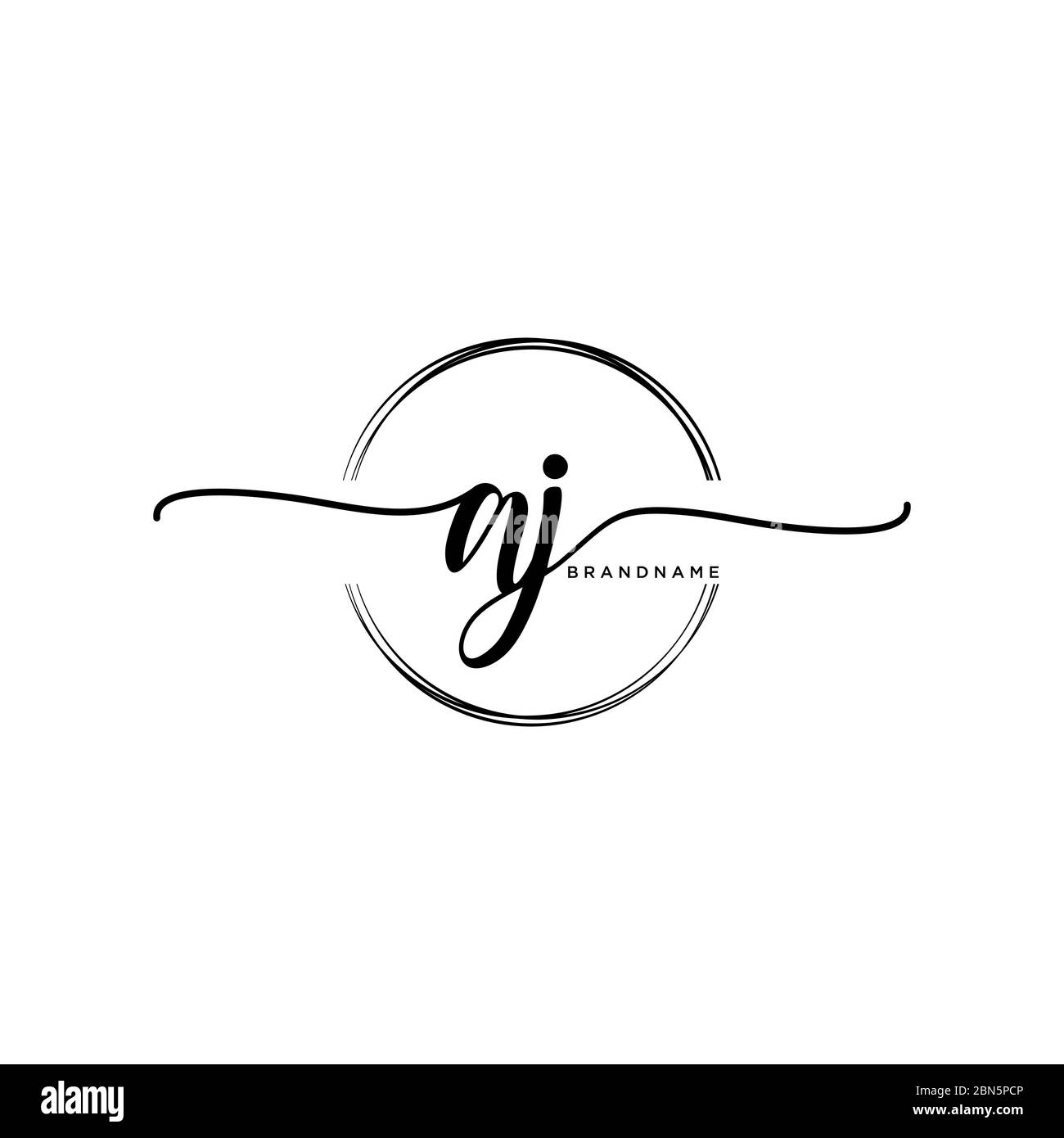 Aj initials logo Black and White Stock Photos & Images - Alamy