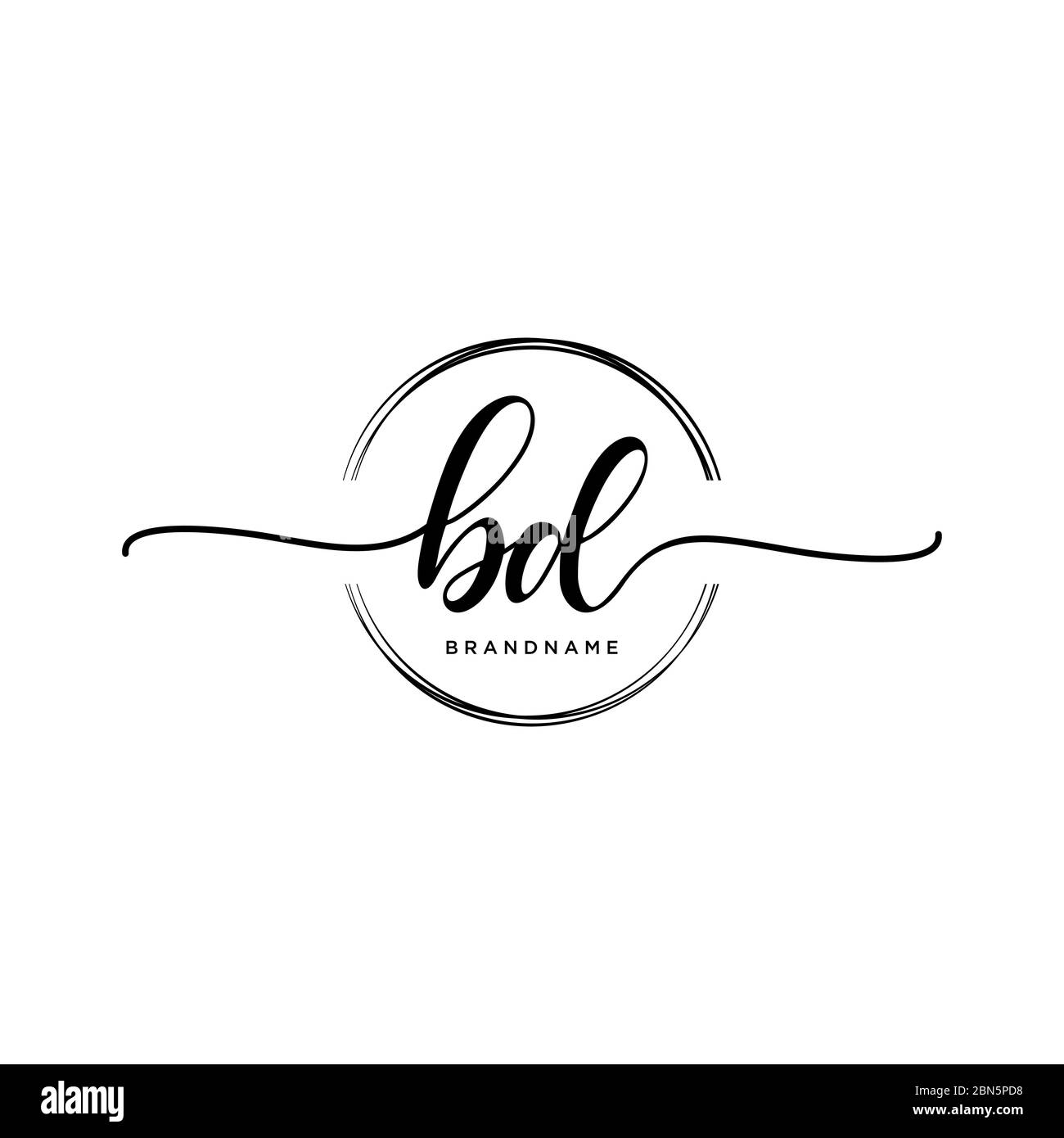 Bd initials logo Stock Vector Images - Alamy