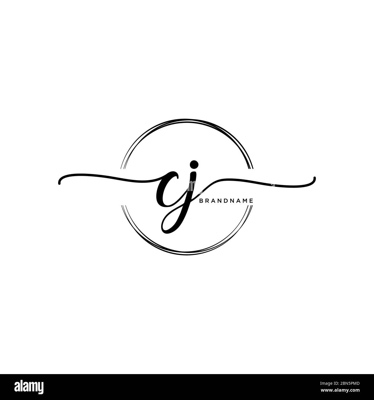 Cj letter logo Stock Vector Images - Alamy