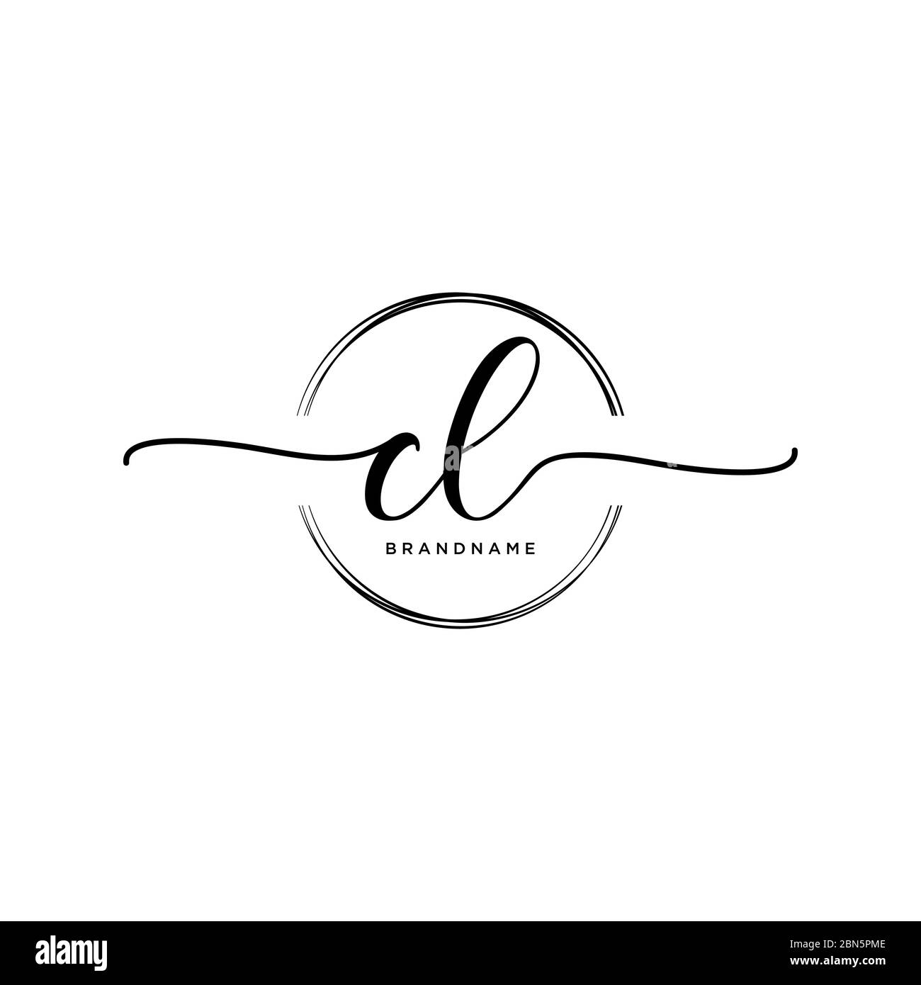 Letter cl logo hi-res stock photography and images - Alamy