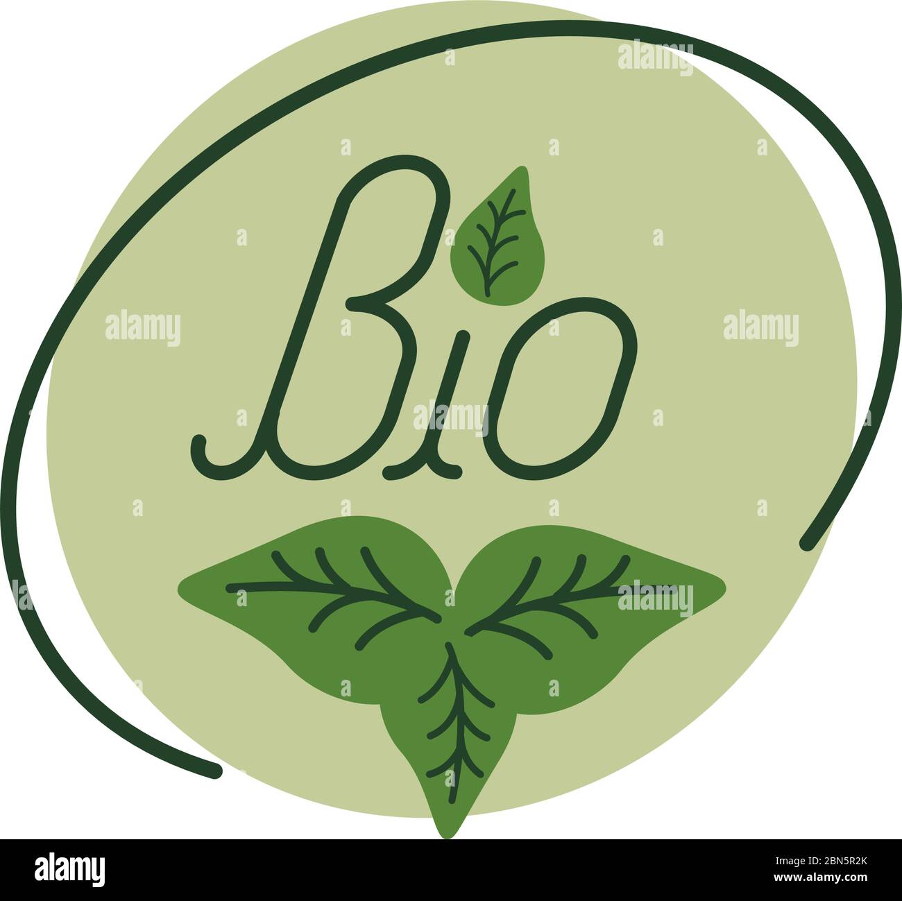bio lettering flat style icon Stock Vector Image & Art - Alamy