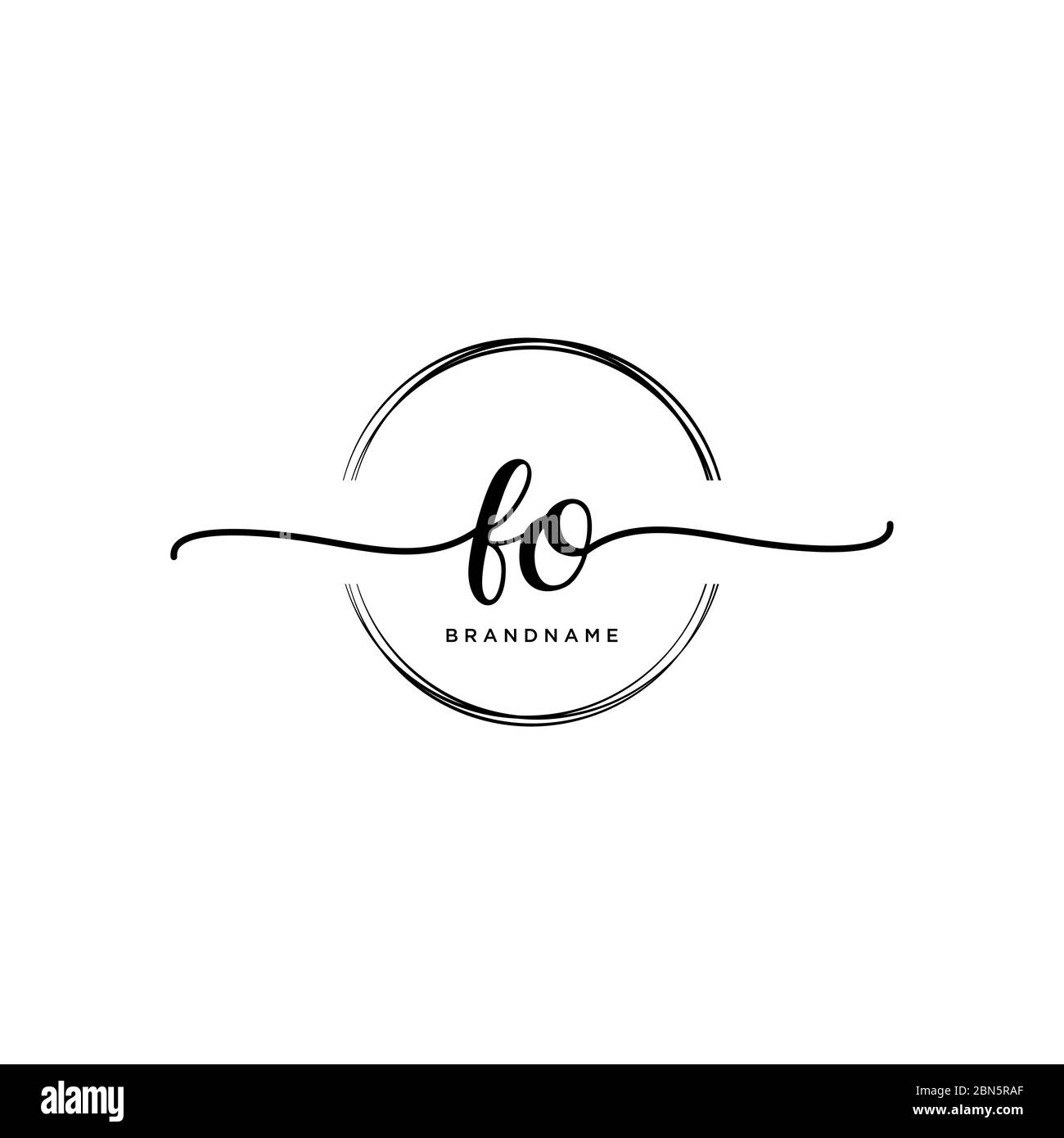 Fo letter logo Stock Vector Images - Alamy