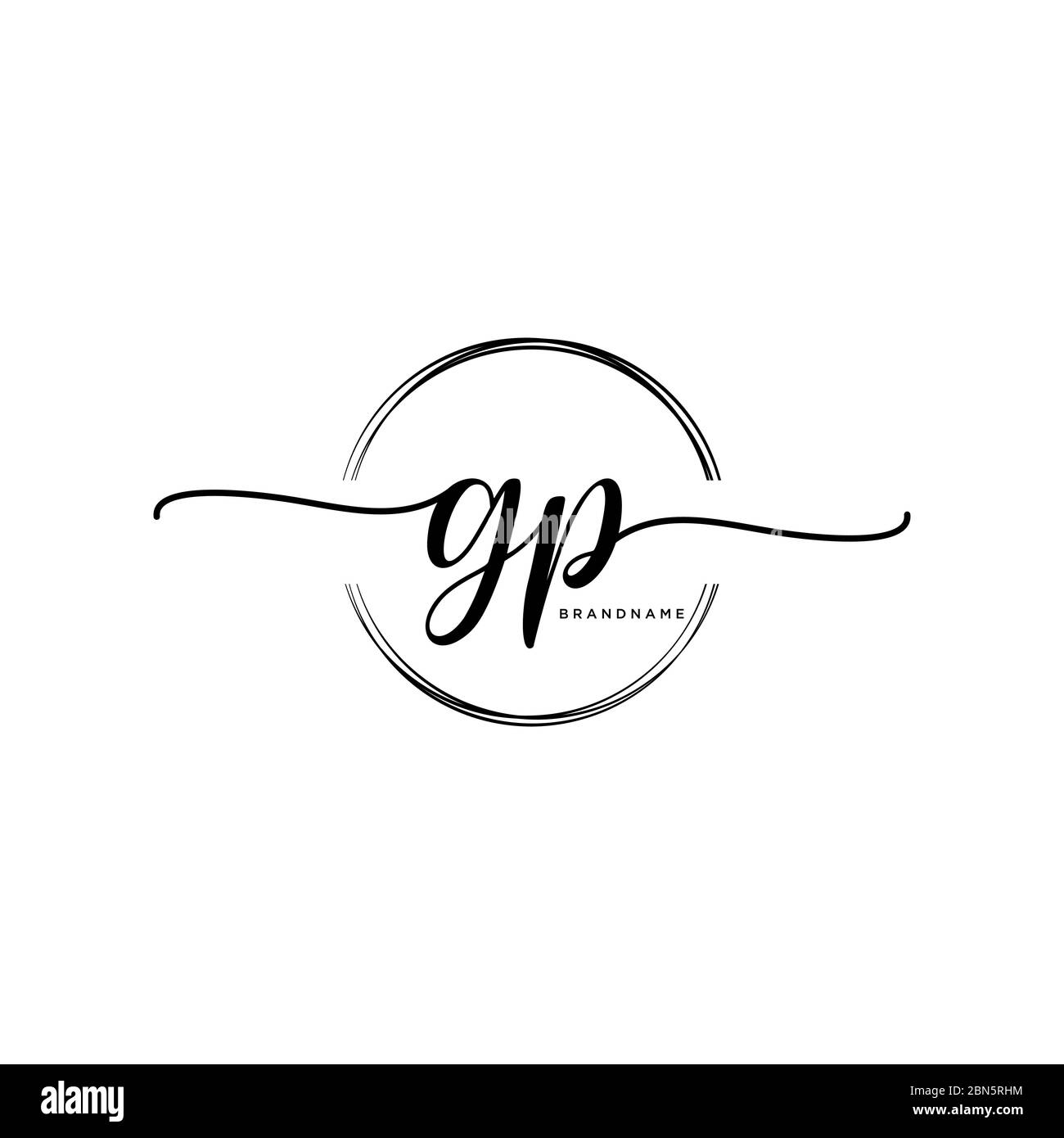 Gp initials logo Stock Vector Images - Alamy