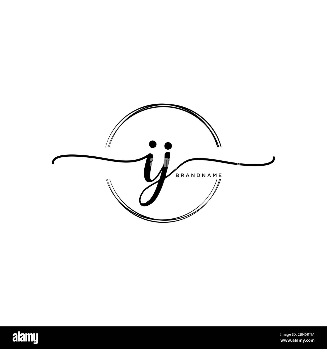 Ij letter Stock Vector Images - Alamy