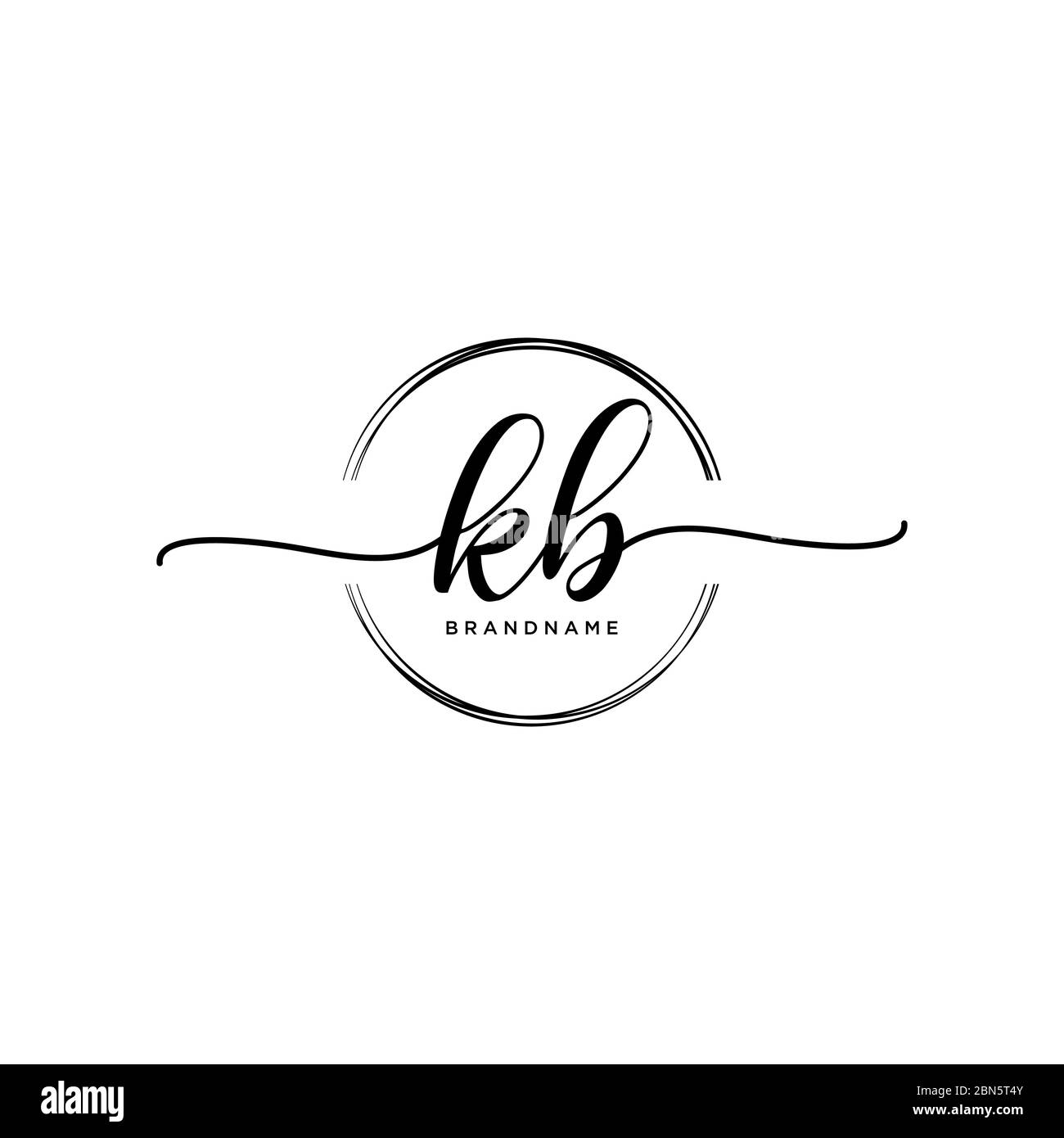 Initial kb Stock Vector Images - Alamy