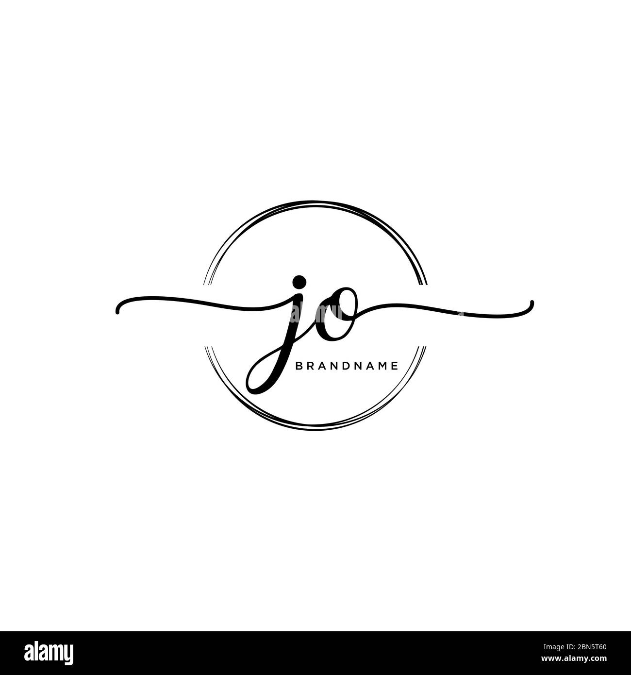 Letter jo logo hi-res stock photography and images - Alamy