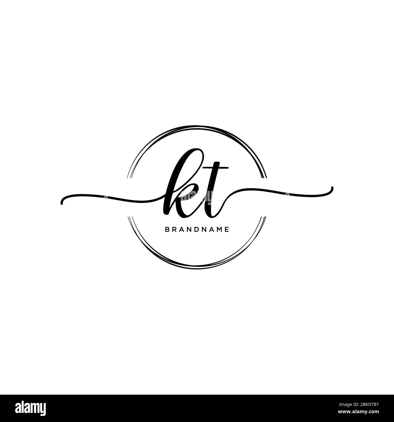 Letter kt logo Black and White Stock Photos & Images - Alamy