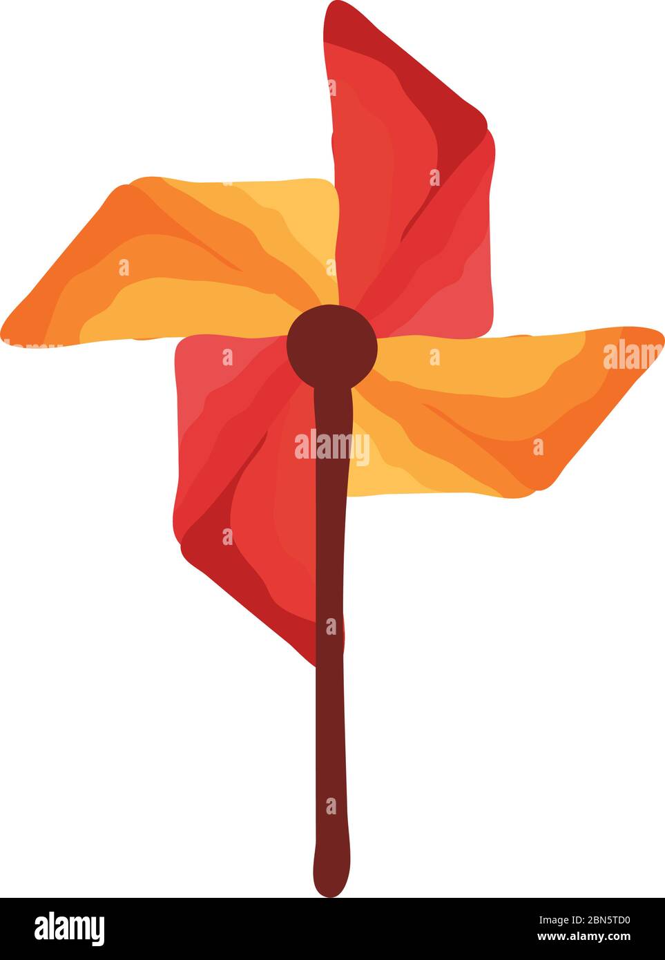 spiral wind toy flat style icon Stock Vector Image & Art - Alamy