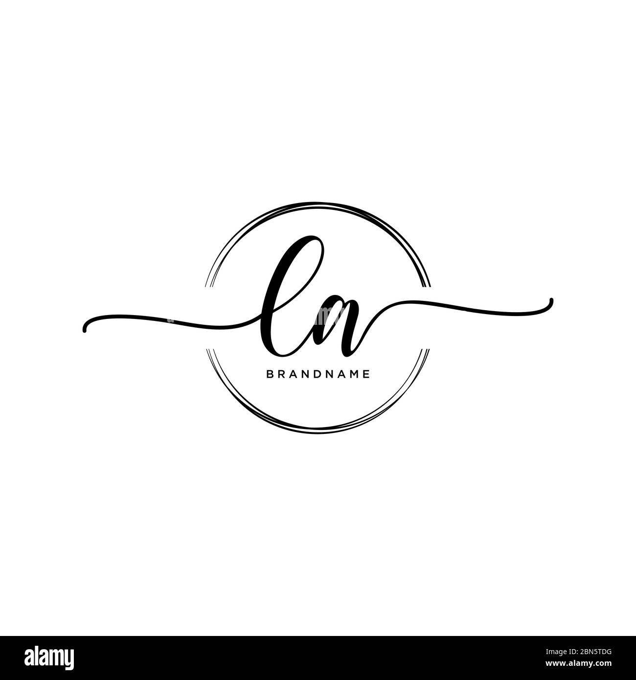 Initial la icon Stock Vector Images - Alamy