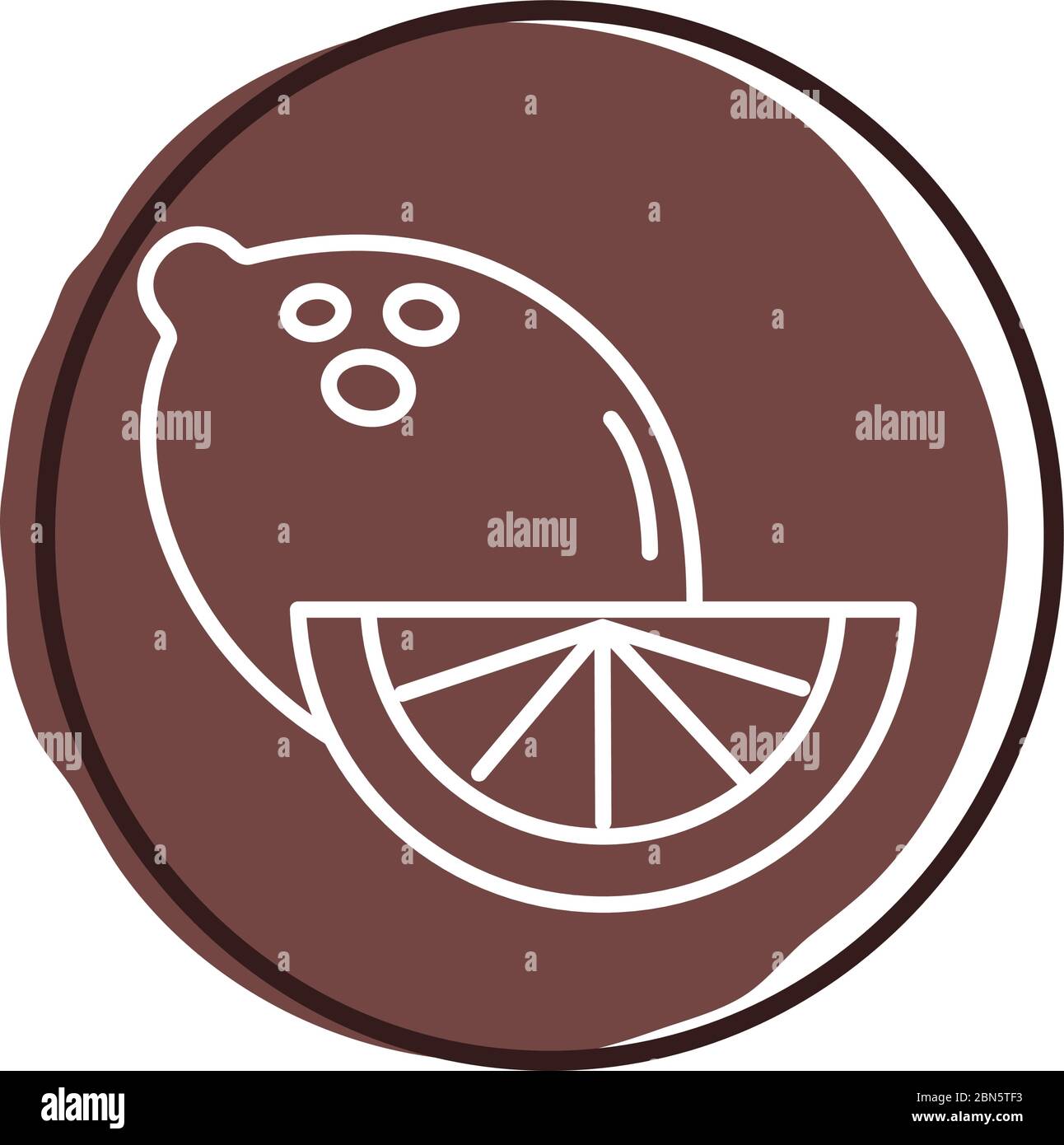 lemon fresh fruit block style icon Stock Vector Image & Art - Alamy