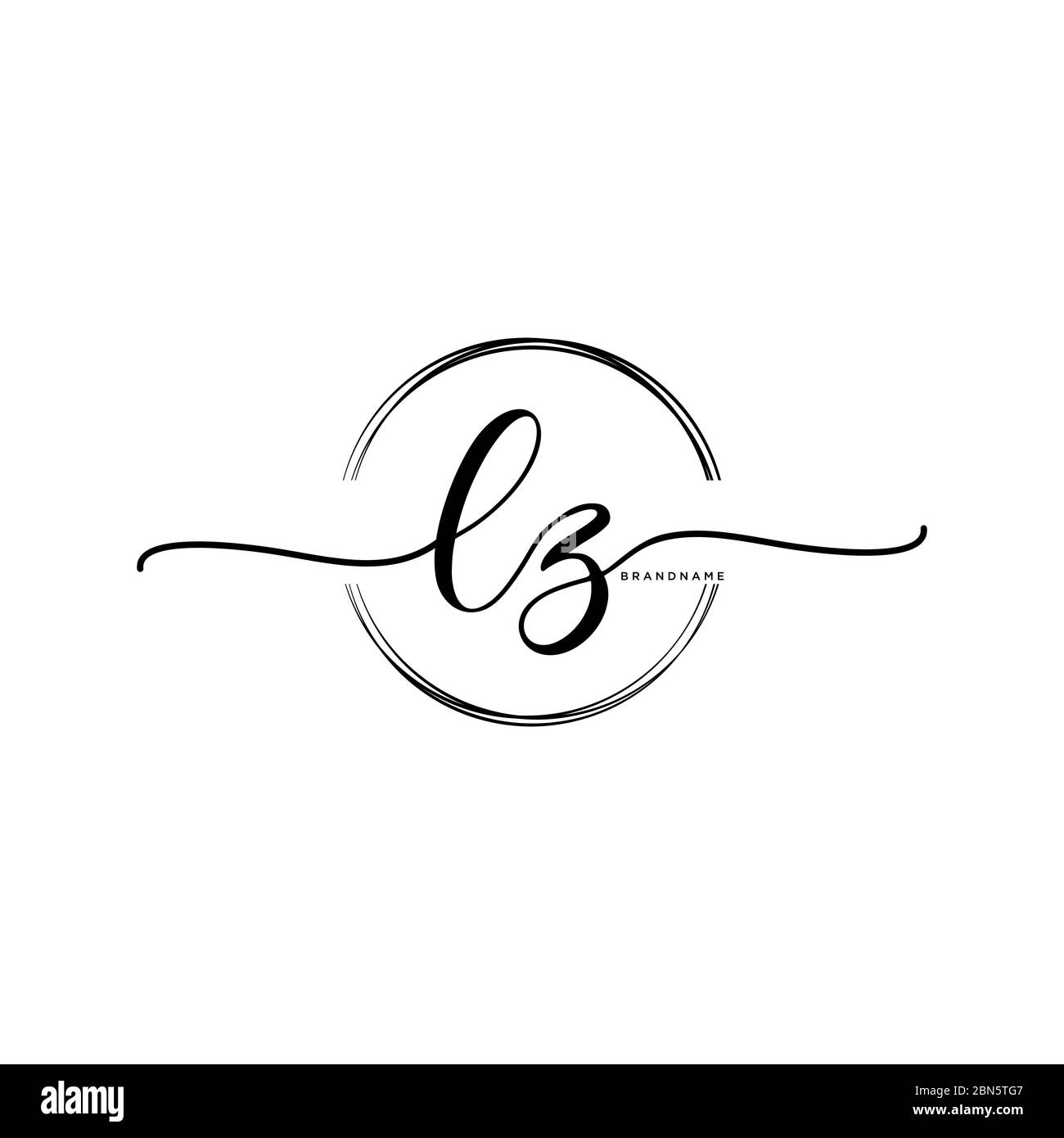 Letter lz logo Stock Vector Images - Alamy