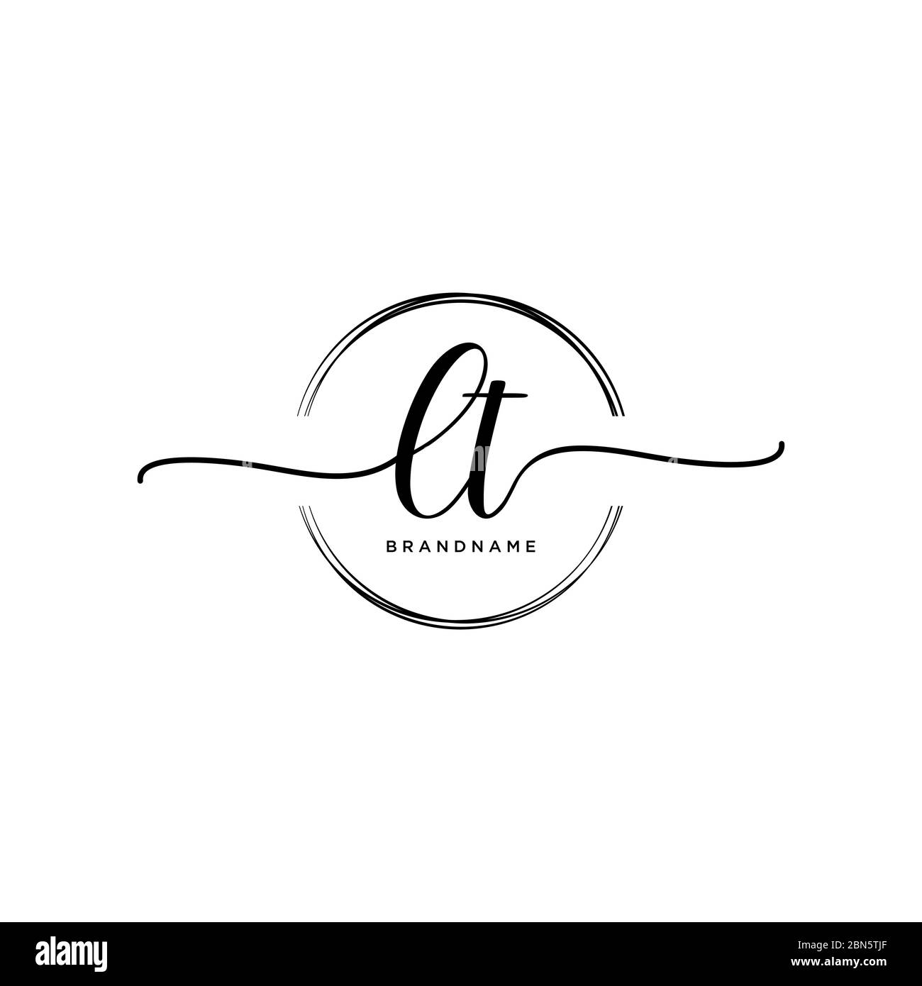 Lt initials logo Stock Vector Images - Alamy