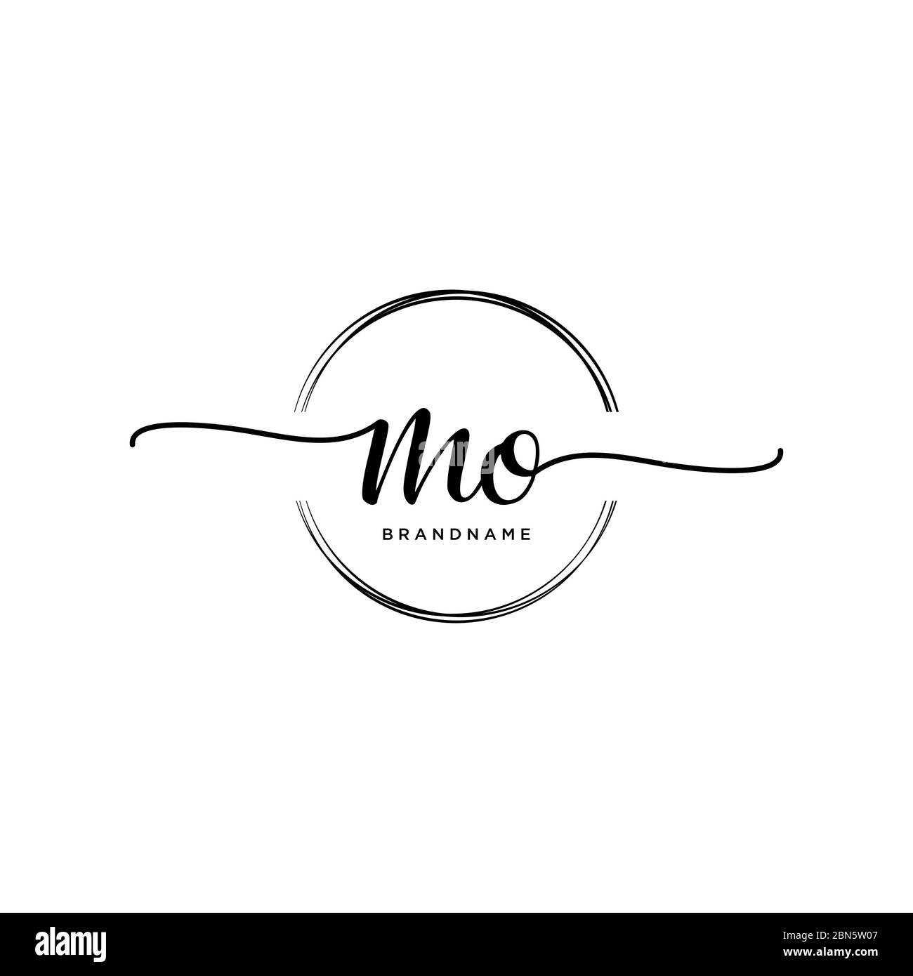 Letter mo logo Stock Vector Images - Alamy