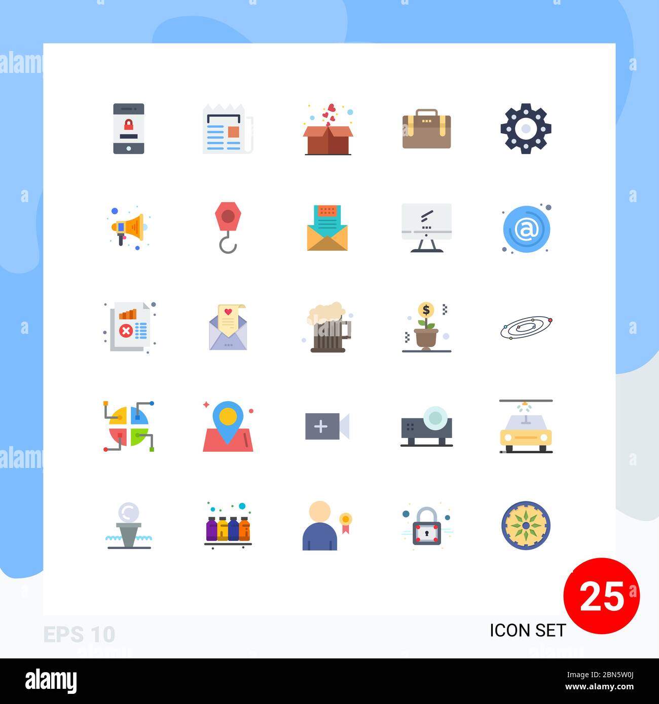 Office pictograms hi-res stock photography and images - Alamy