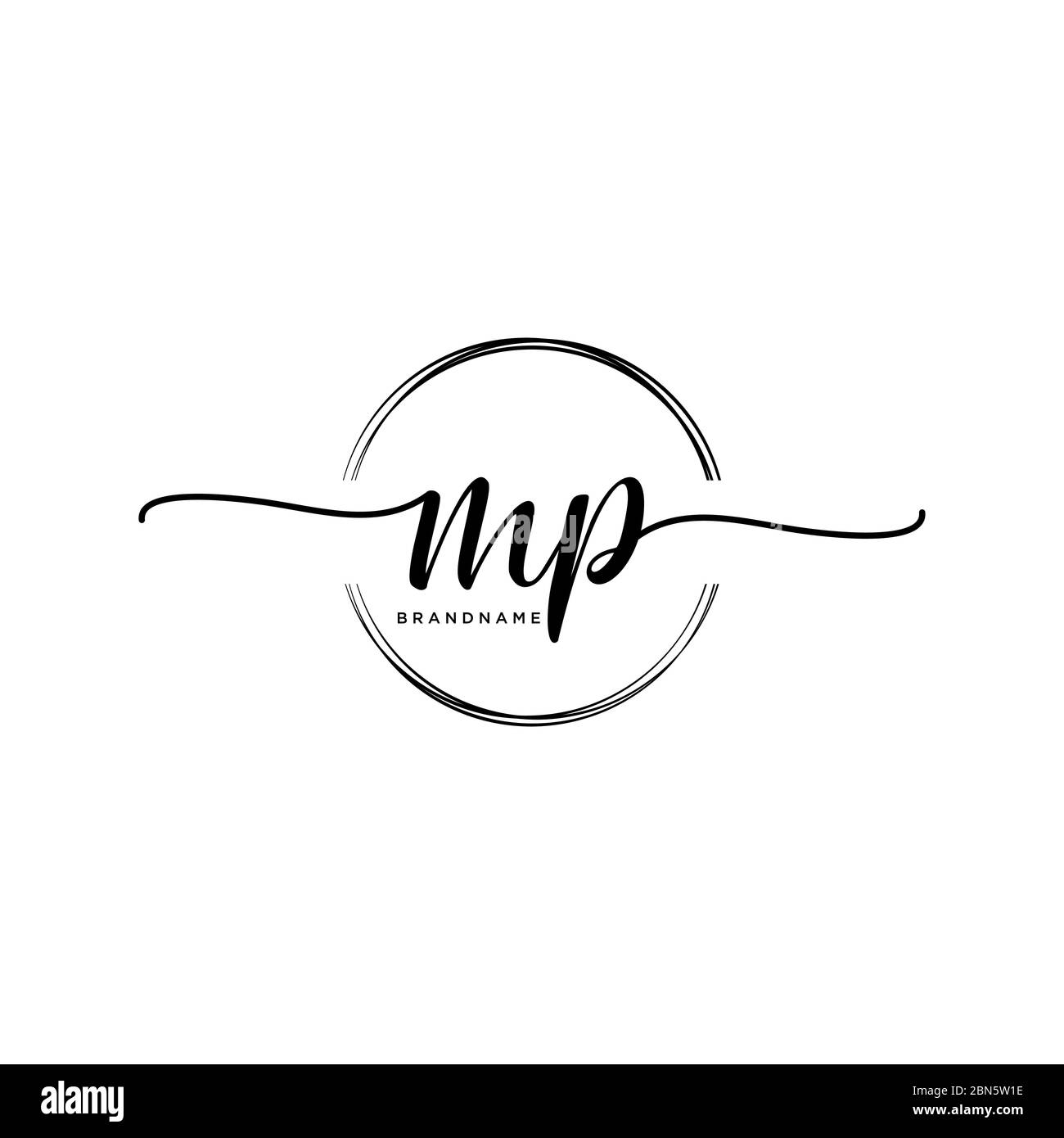 Mp initials logo Stock Vector Images - Alamy