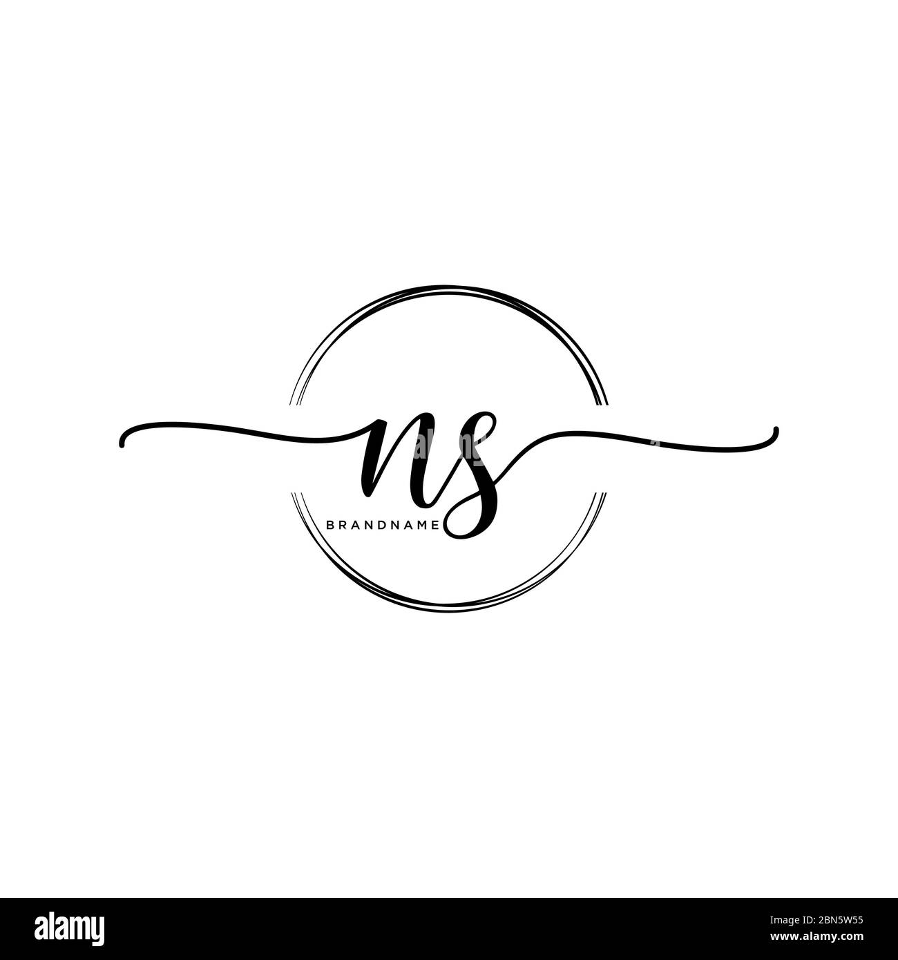 Ns logo vector vectors hi-res stock photography and images - Alamy