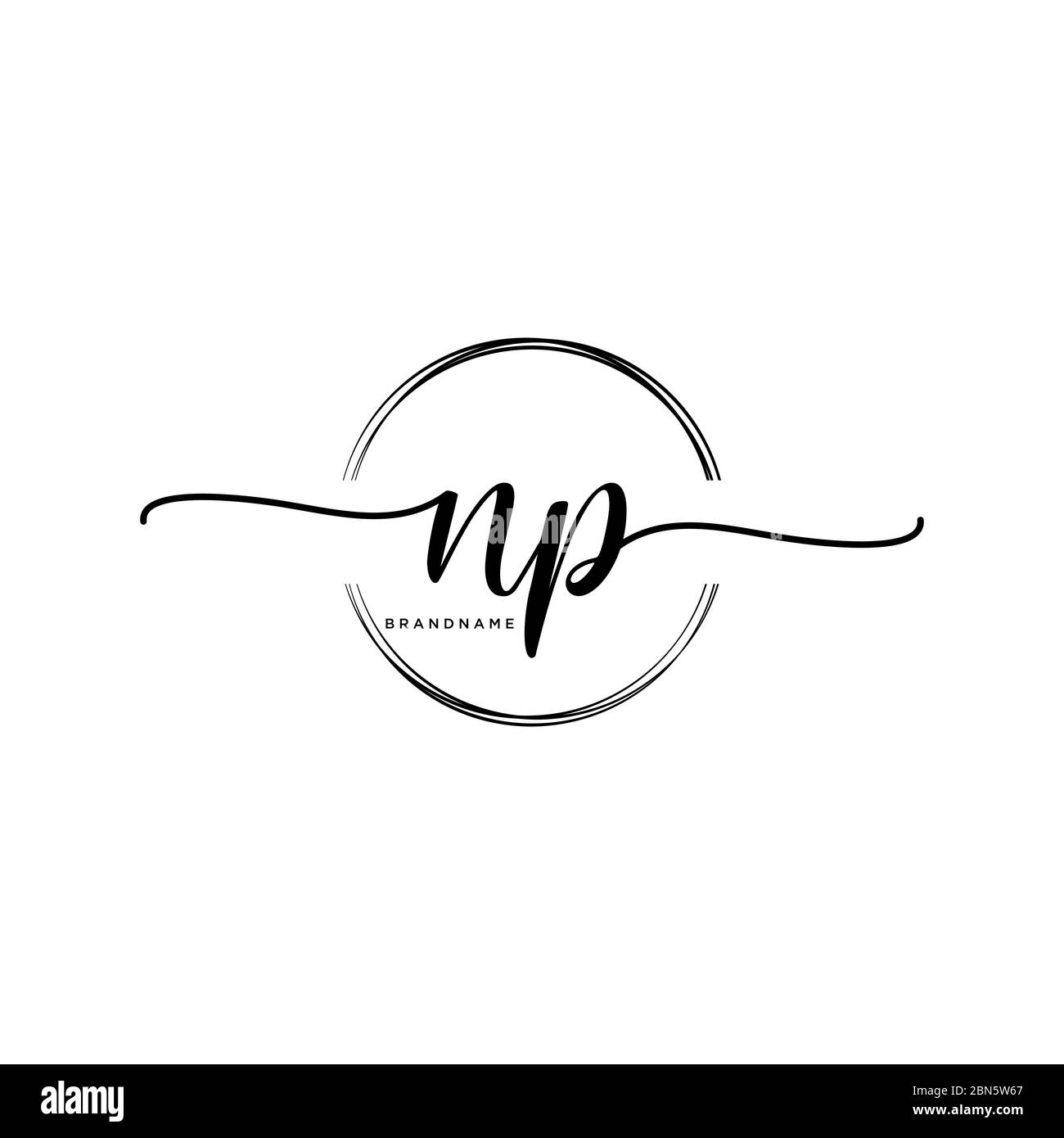 Letter np vector vectors hi-res stock photography and images - Alamy