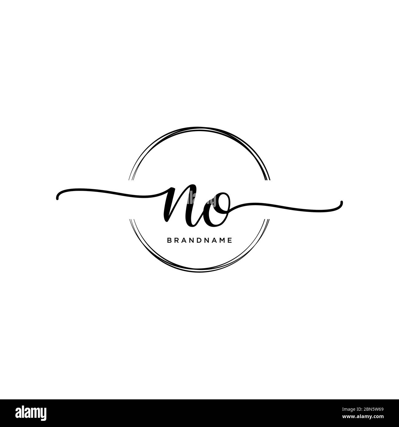 No initials logo hi-res stock photography and images - Alamy