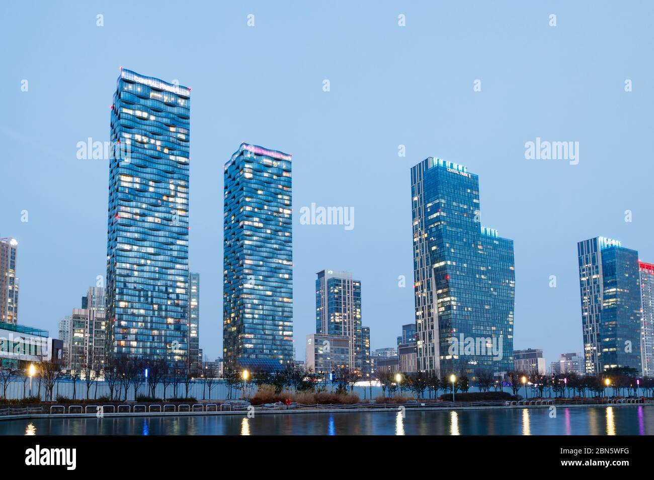 Incheon Songdo, Korea,January 24, 2020 - Incheon Songdo Central Park ...